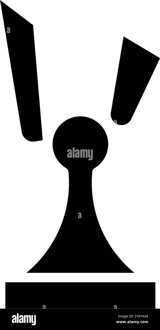 Icon hand hold chess piece strategy game symbol design Stock Vector ...