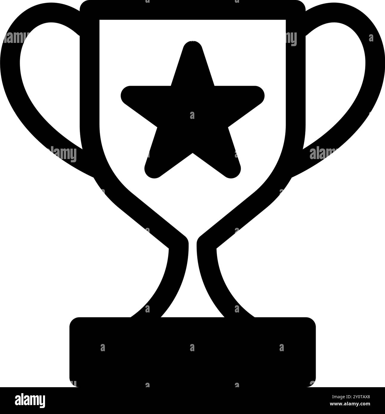 Icon winner award trophy and star symbol design Stock Vector Image ...