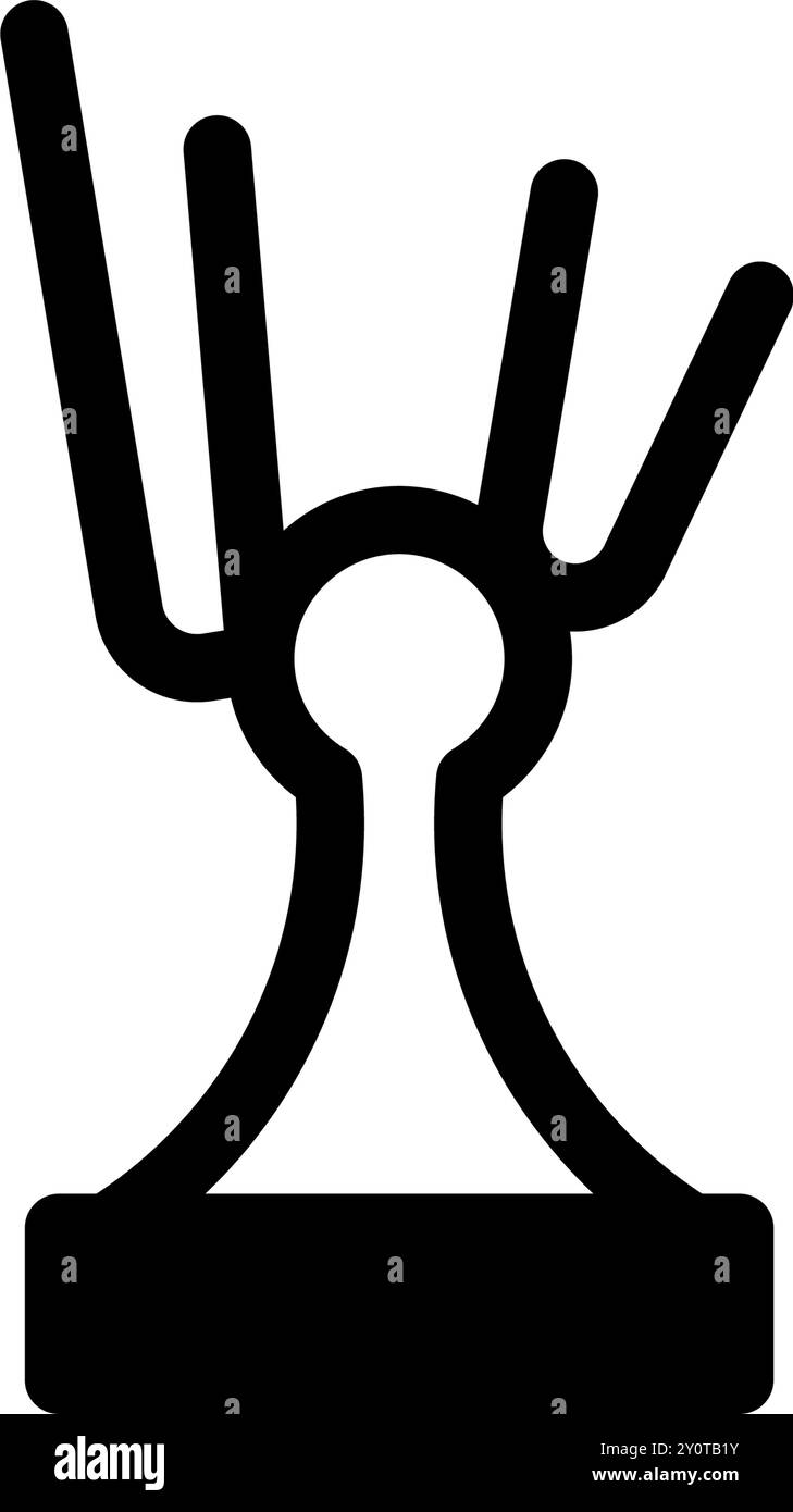 Hold symbol icon Black and White Stock Photos & Images - Alamy