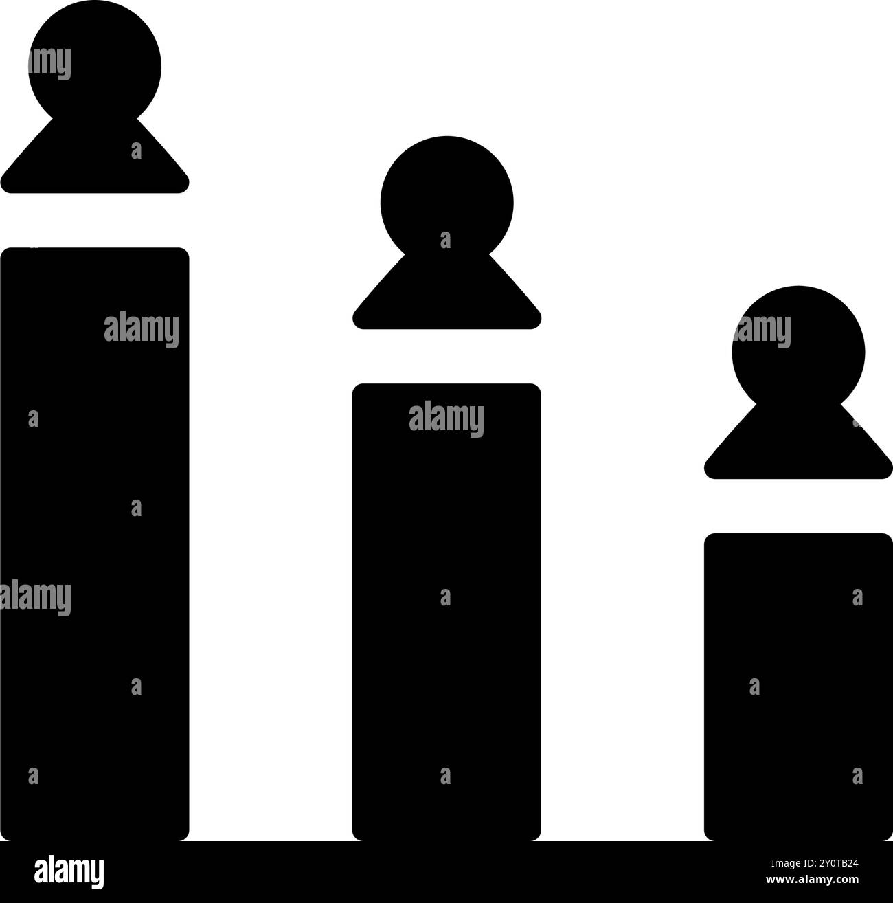 Icon chart graph of winner symbol design Stock Vector Image & Art - Alamy