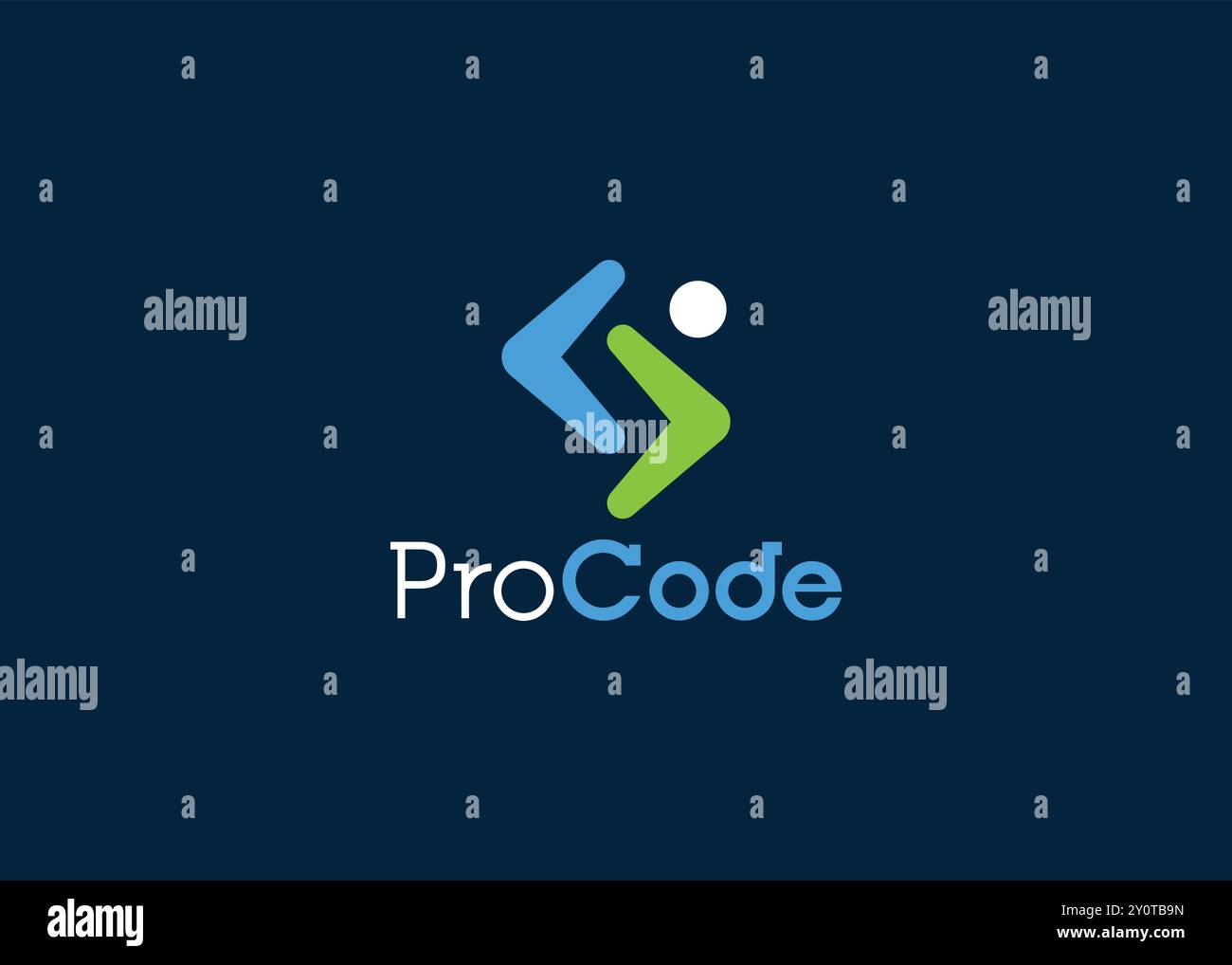 Minimalist Coding logo design template. Modern style programmer logo ...