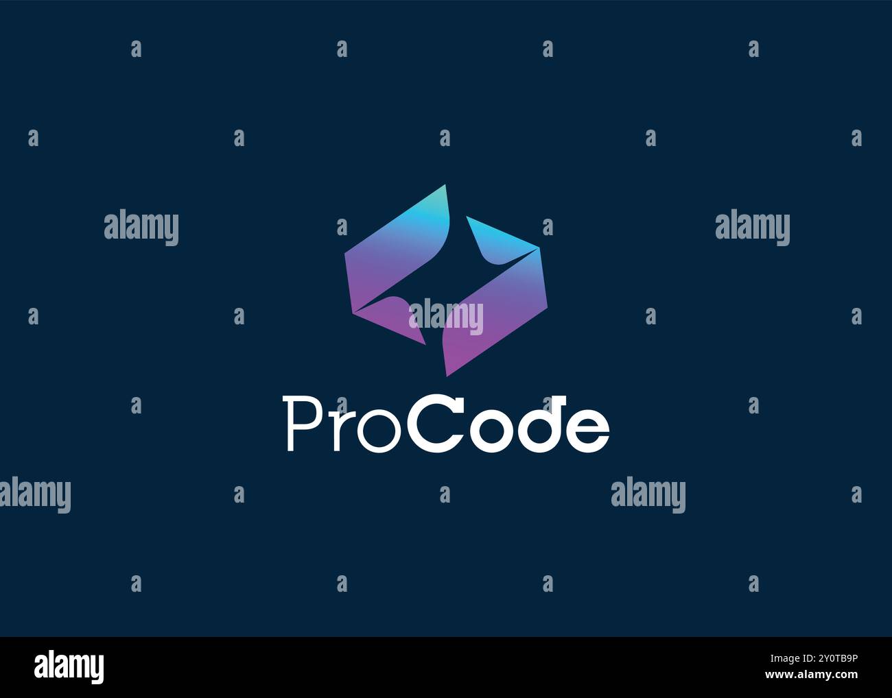 Minimalist Coding logo design template. Modern style programmer logo ...
