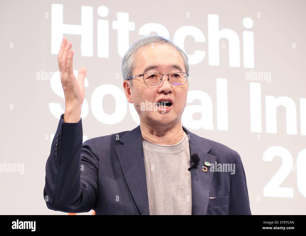 Tokyo, Japan. 4th Sep, 2024. Japan's high-tech giant Hitachi president ...