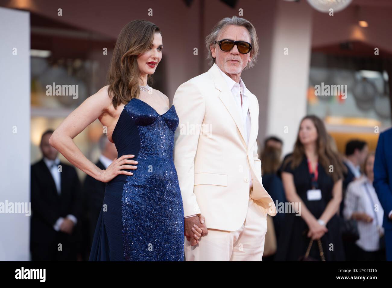 Venice, Italy. 03rd Sep, 2024. Daniel Craig and Rachel Weisz attend the ...