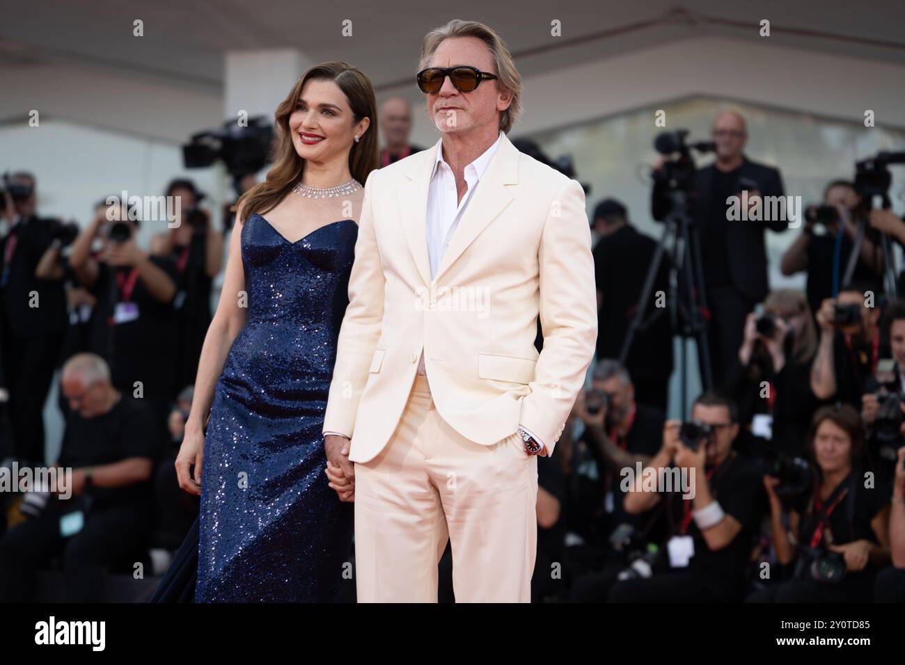Venice, Italy. 03rd Sep, 2024. Daniel Craig and Rachel Weisz attend the ...