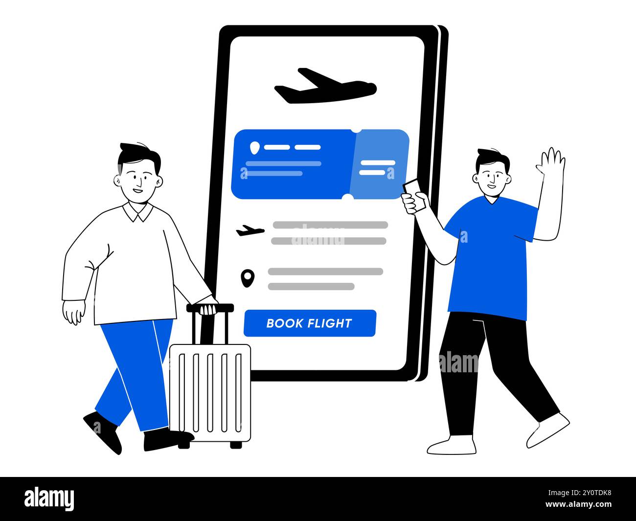 Air plane black white cartoon hi-res stock photography and images - Alamy