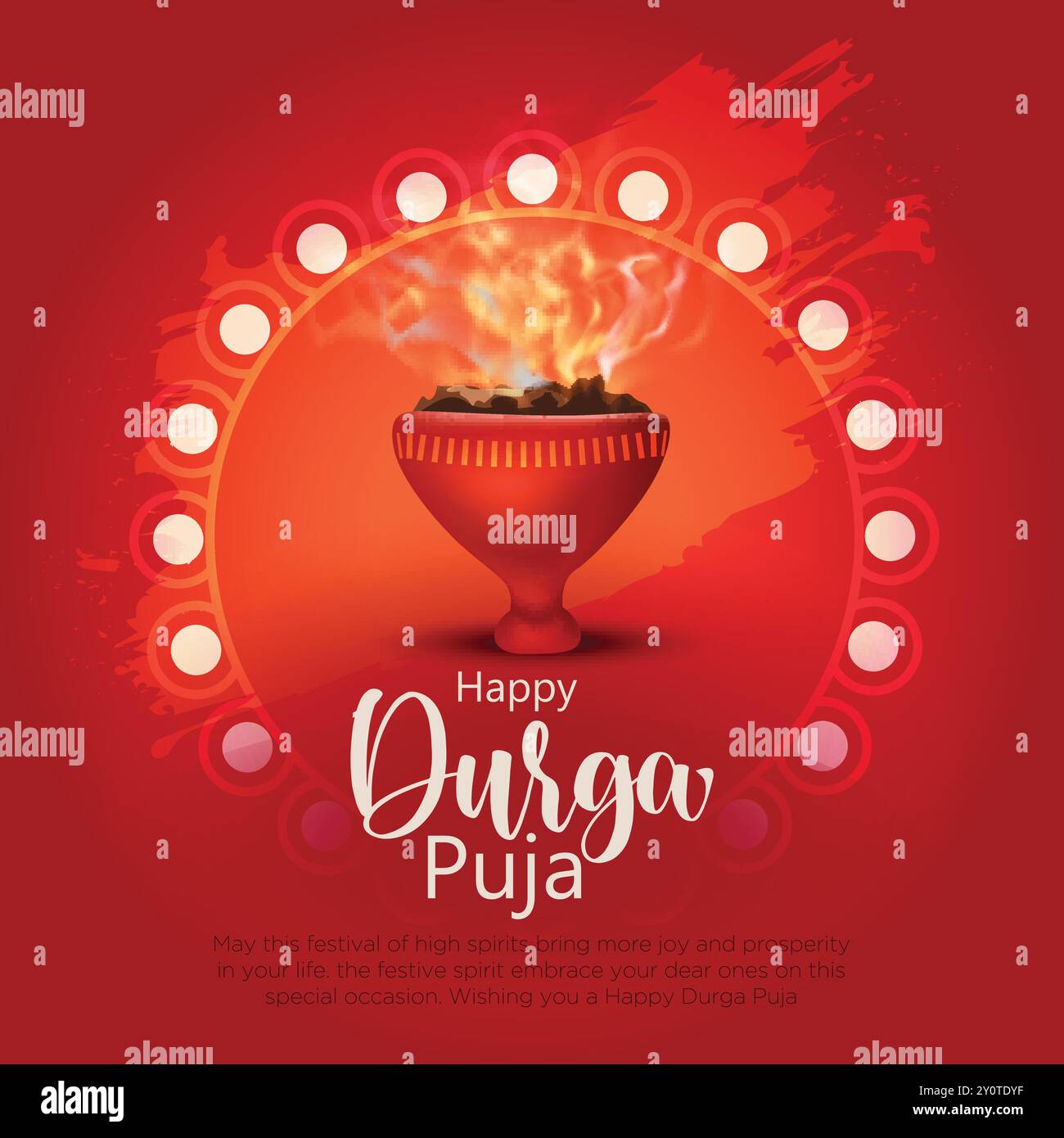indian God durga in Happy Durga Puja Subh Navratri background. vector ...