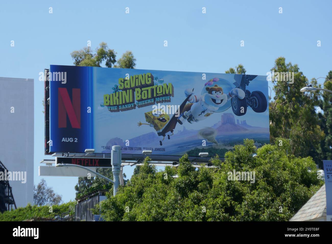 Saving bikini bottom the sandy cheeks movie hi-res stock photography ...