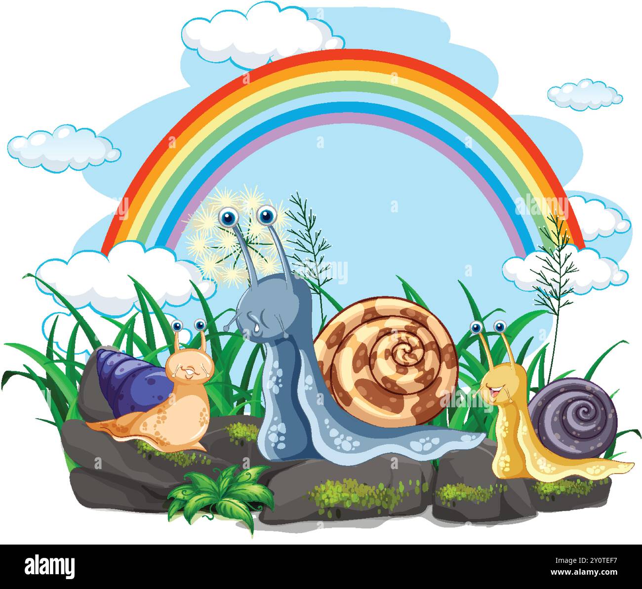 Rocks clouds Cut Out Stock Images & Pictures - Alamy