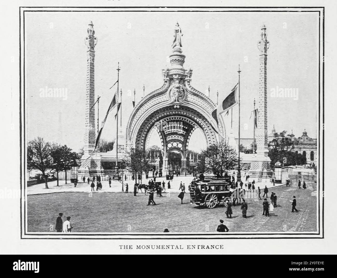THE MONUMENTAL ENTRANCE from the Article THE PARIS EXPOSITION AS A ...