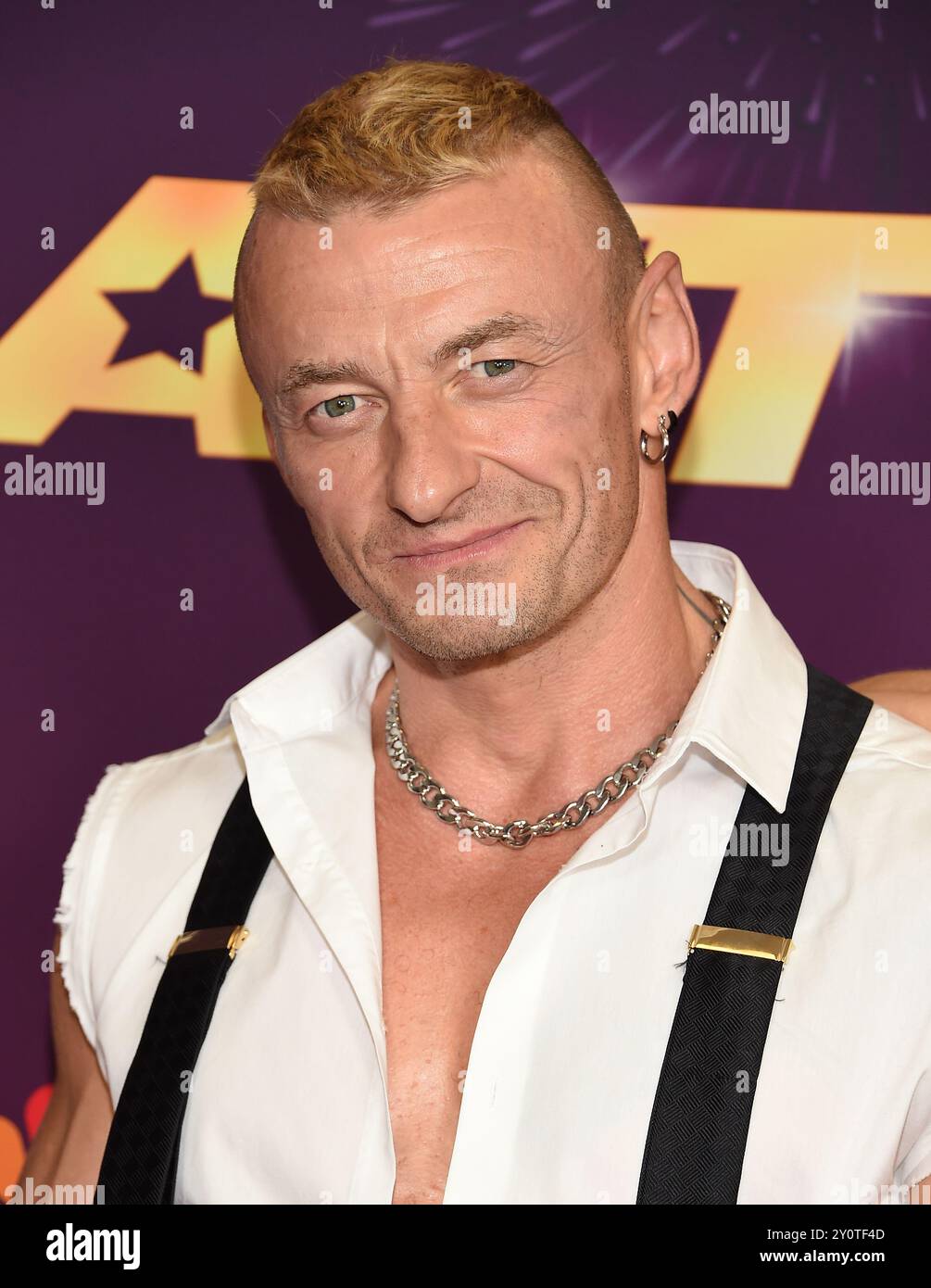 Pasadena, USA. 03rd Sep, 2024. Illya Strakhov backstage at “America's ...