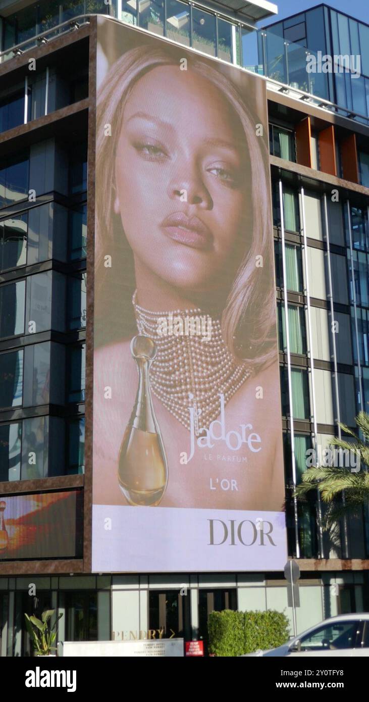 Los Angeles, California, USA 3rd September 2024 Rihanna Dior Billboard ...