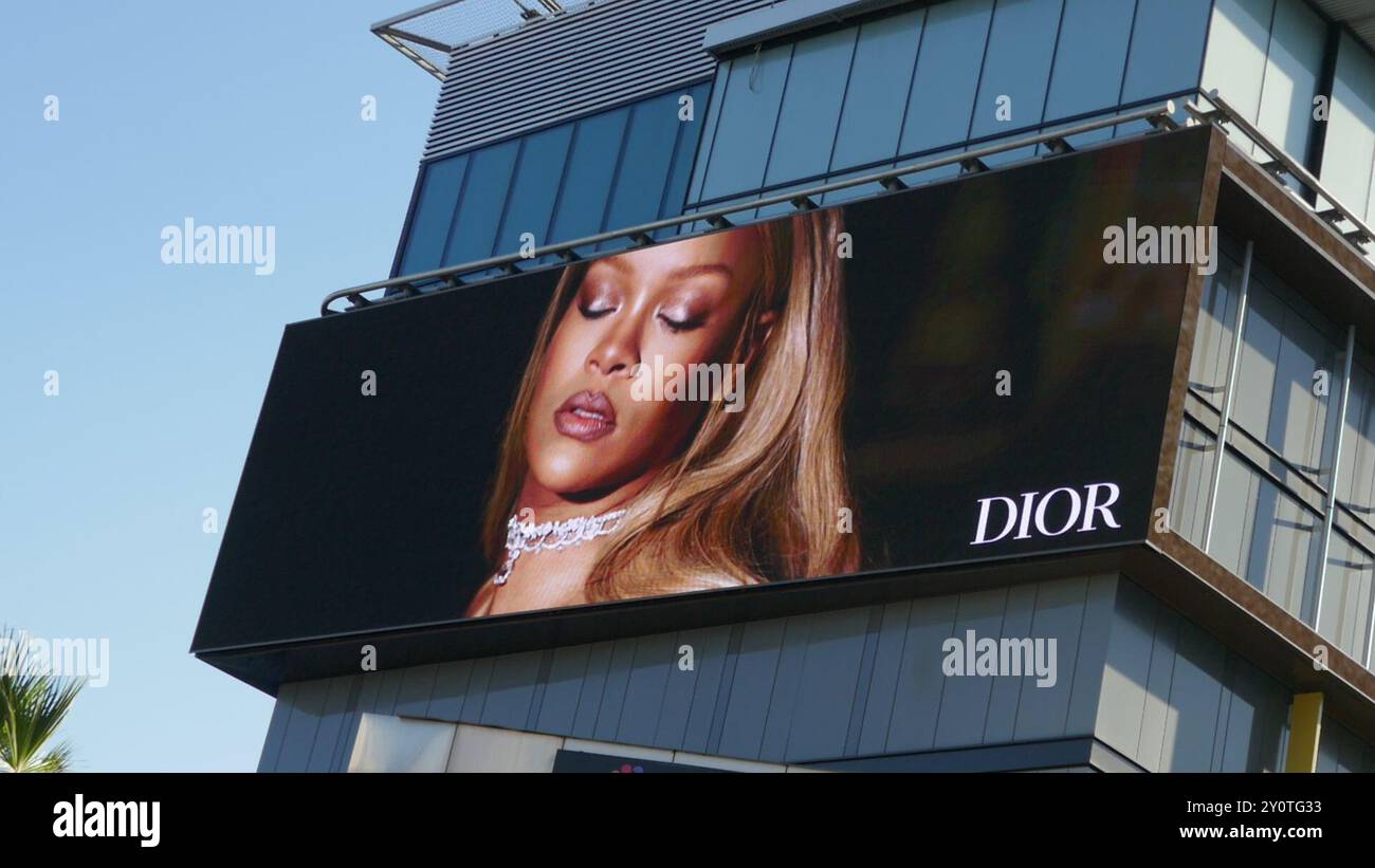 Los Angeles, California, USA 3rd September 2024 Rihanna Dior Billboard ...