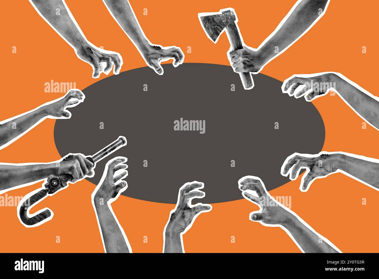 Zombies group hi-res stock photography and images - Alamy