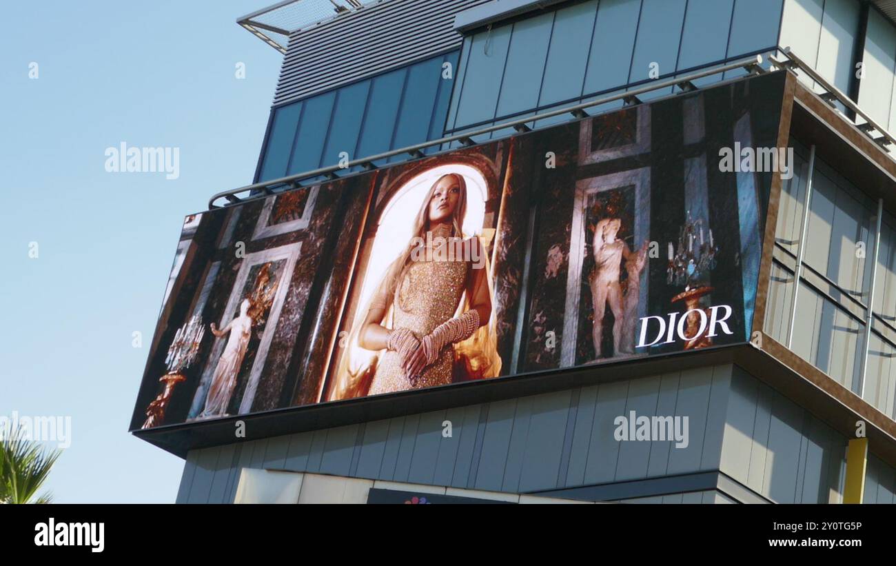 Los Angeles, California, USA 3rd September 2024 Rihanna Dior Billboard ...