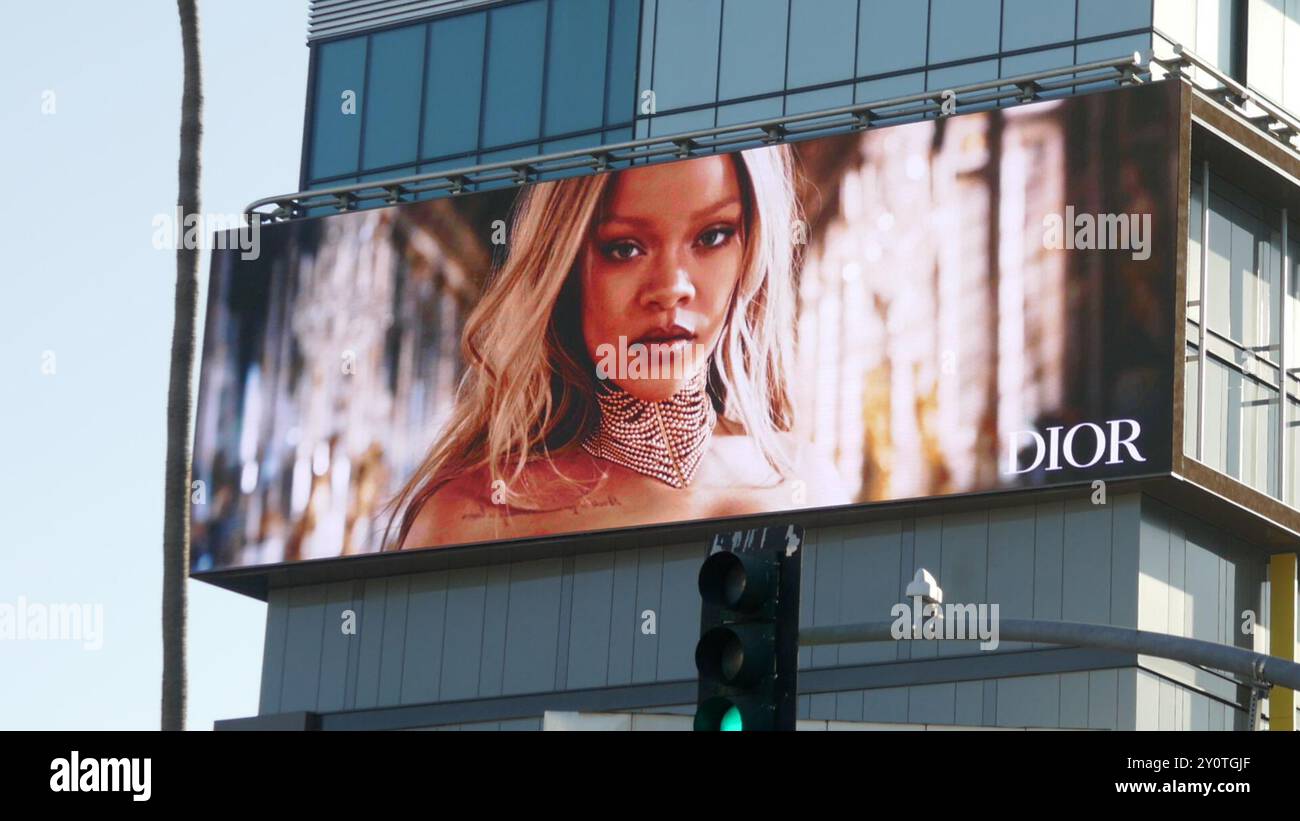 Los Angeles, California, USA 3rd September 2024 Rihanna Dior Billboard ...