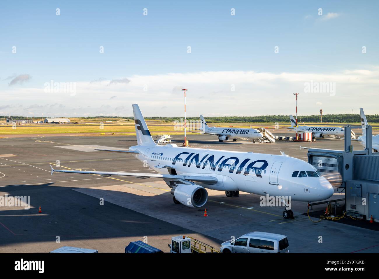 Finnair (is the flag carrier and largest airline of Finland), Airbus ...
