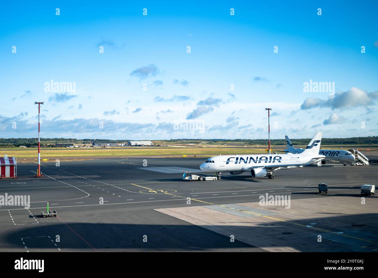Finnair (is the flag carrier and largest airline of Finland), Airbus ...