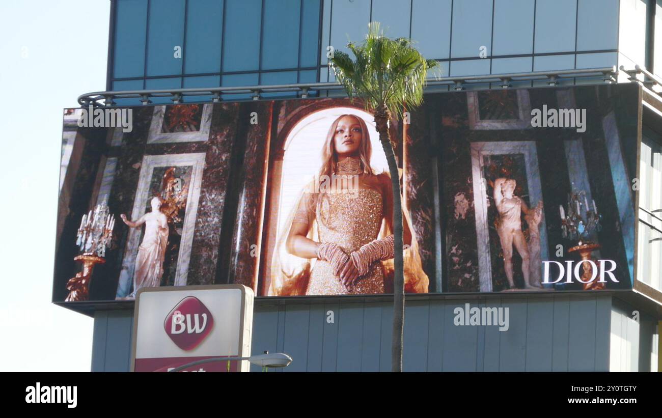 Los Angeles, California, USA 3rd September 2024 Rihanna Dior Billboard ...