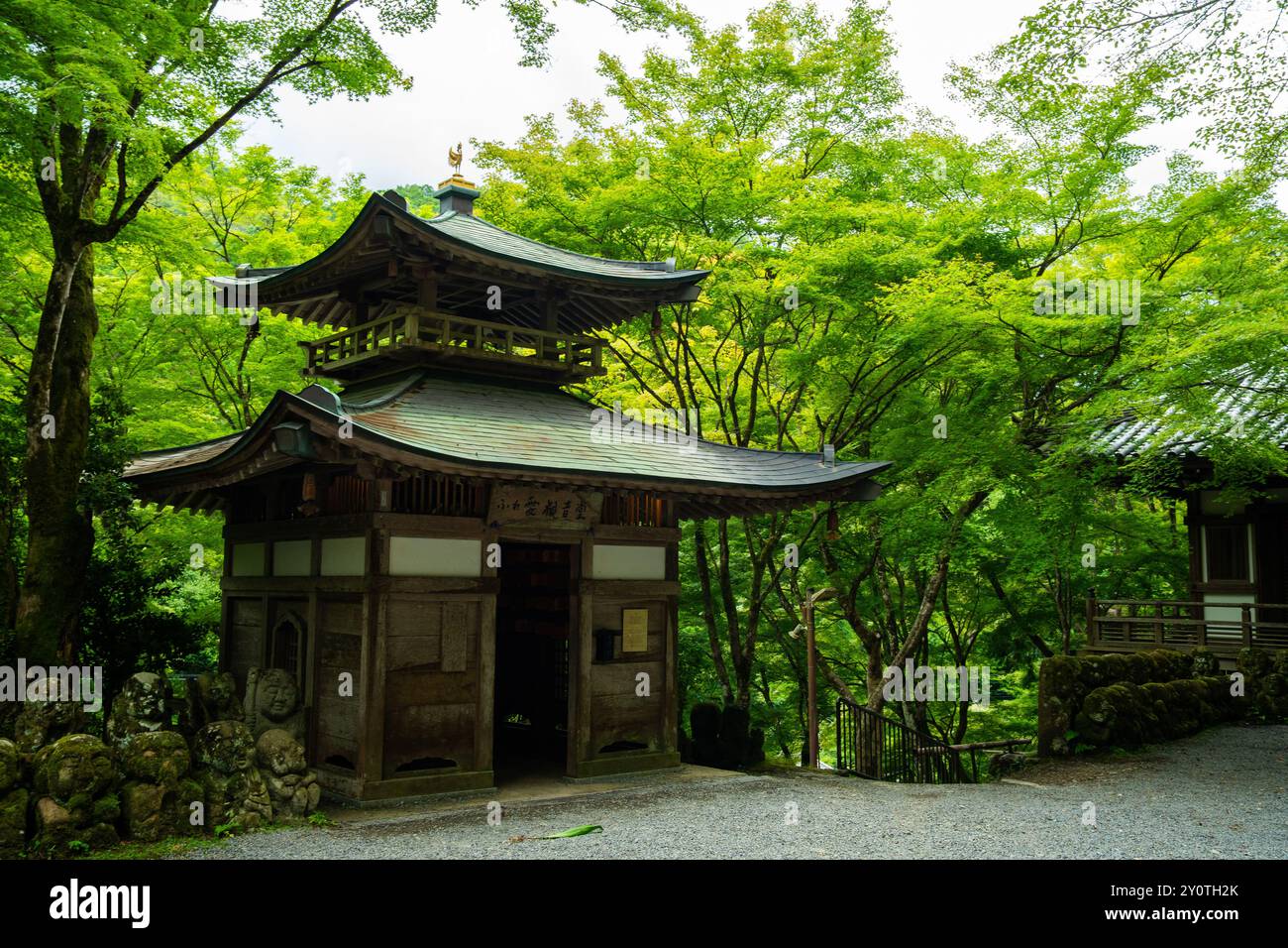 Otagi Nenbutsuji Temple in Arashiyama, Kyoto, Japan Stock Photo - Alamy