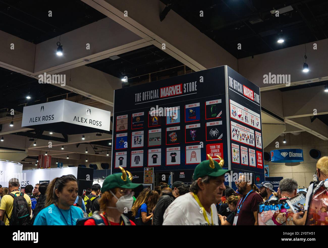 The official Marvel store at San Diego Comic-Con 2023 Stock Photo - Alamy