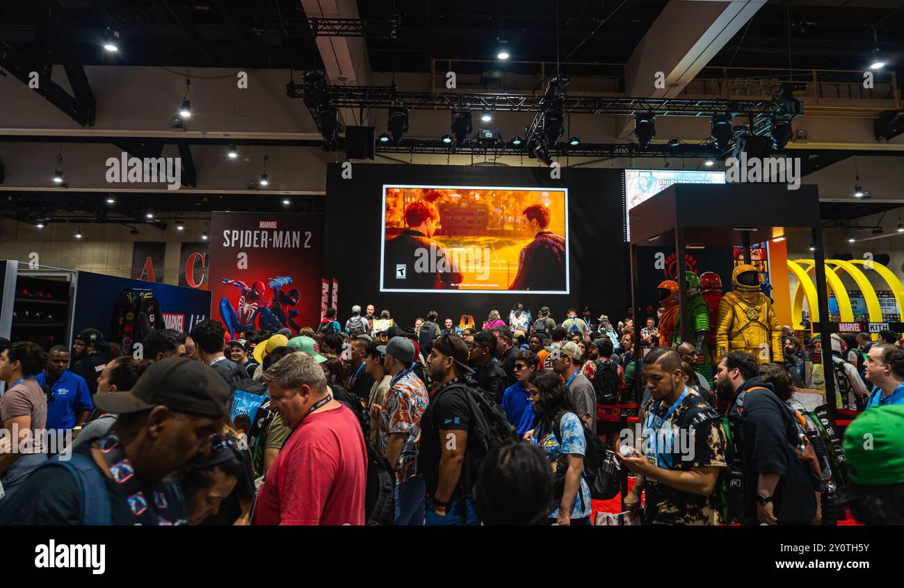 Marvel Booth at San Diego Comic-Con 2023 Stock Photo - Alamy