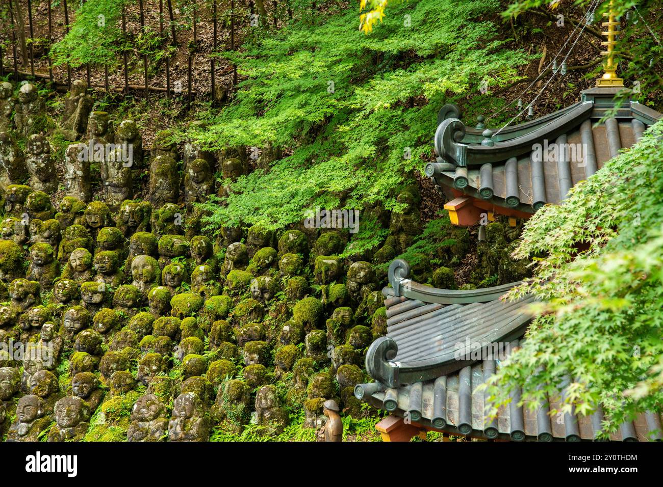 Otagi Nenbutsuji Temple in Arashiyama, Kyoto, Japan Stock Photo - Alamy