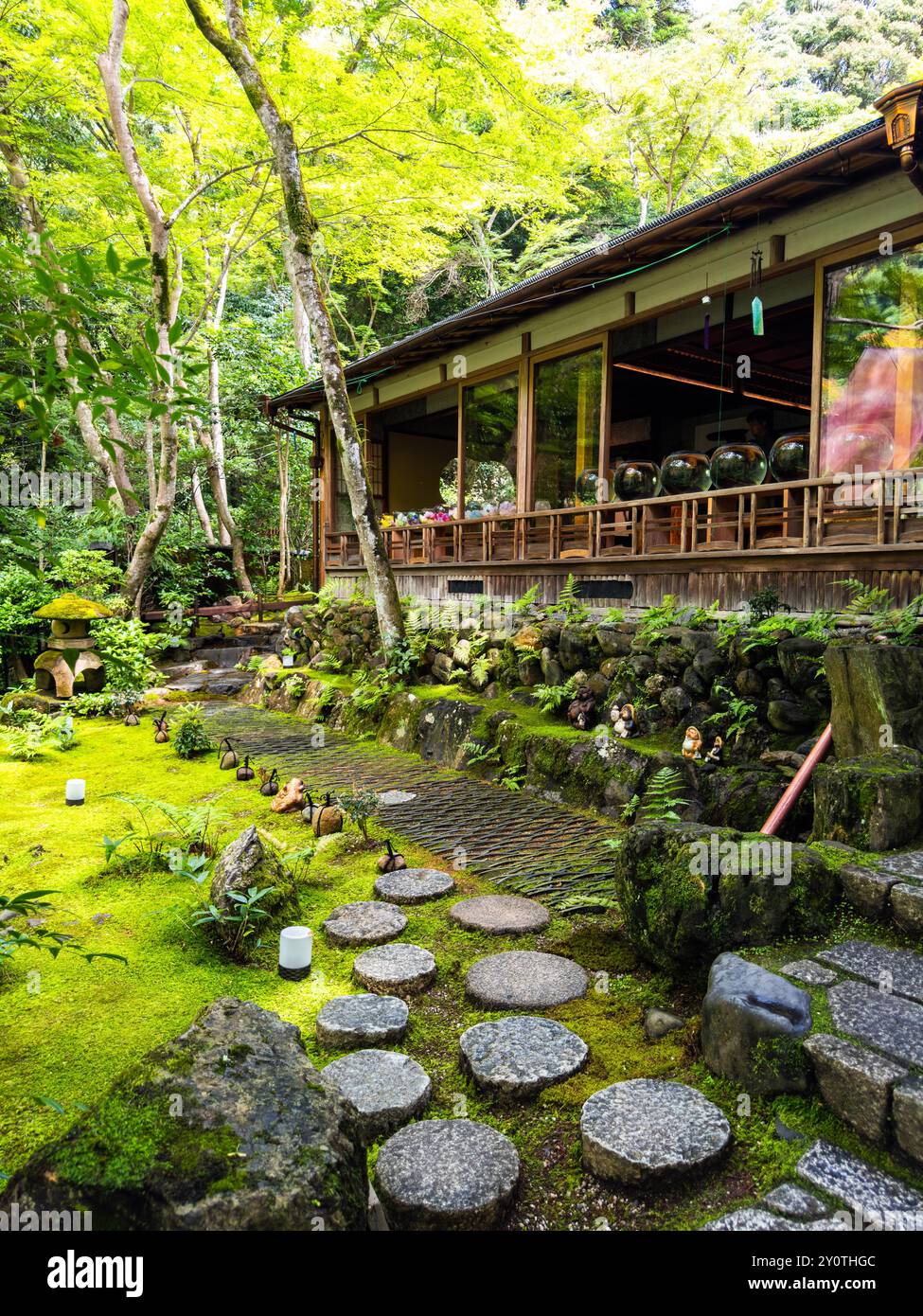 Otagi Nenbutsuji Temple in Arashiyama, Kyoto, Japan Stock Photo - Alamy
