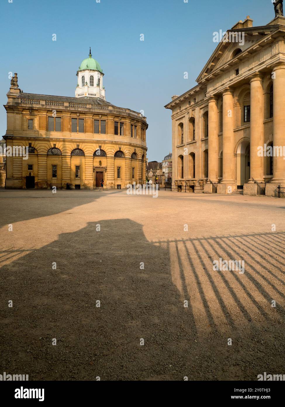 Three famous classical buildings in the historic heart of Oxford- the ...