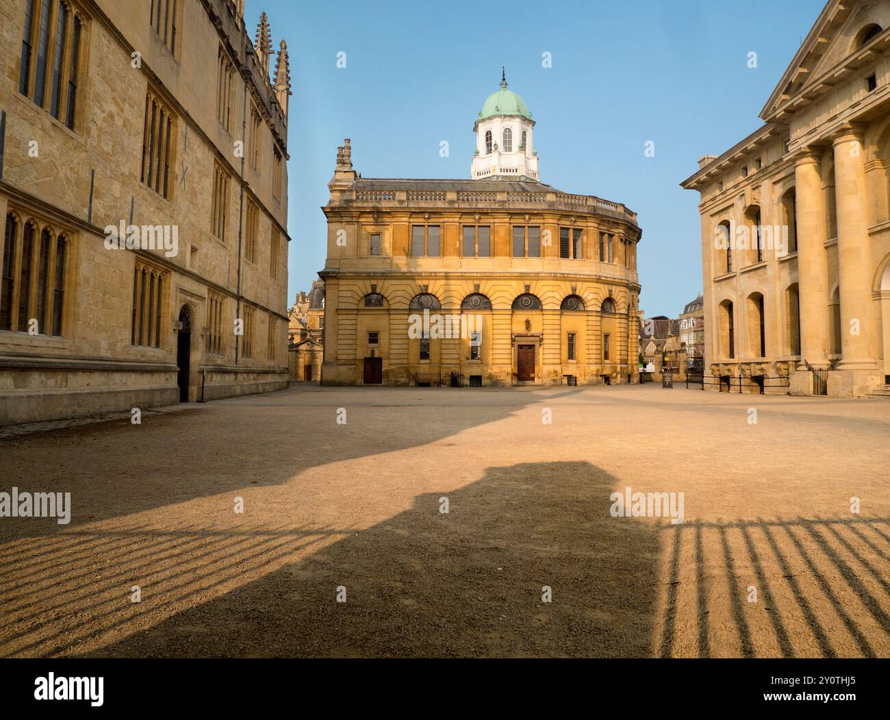 Three famous classical buildings in the historic heart of Oxford- the ...