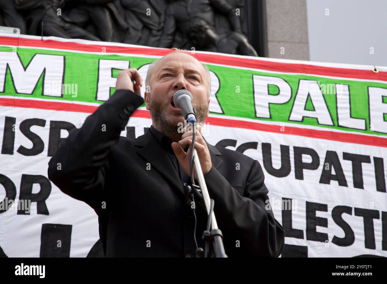 George Galloway, the British Respect party MP Stock Photo - Alamy