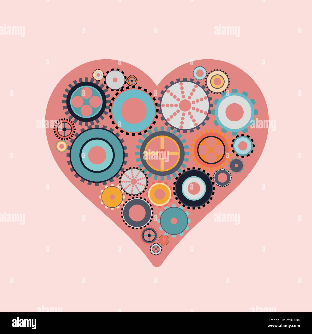 Interlocking gears vector vectors hi-res stock photography and images ...