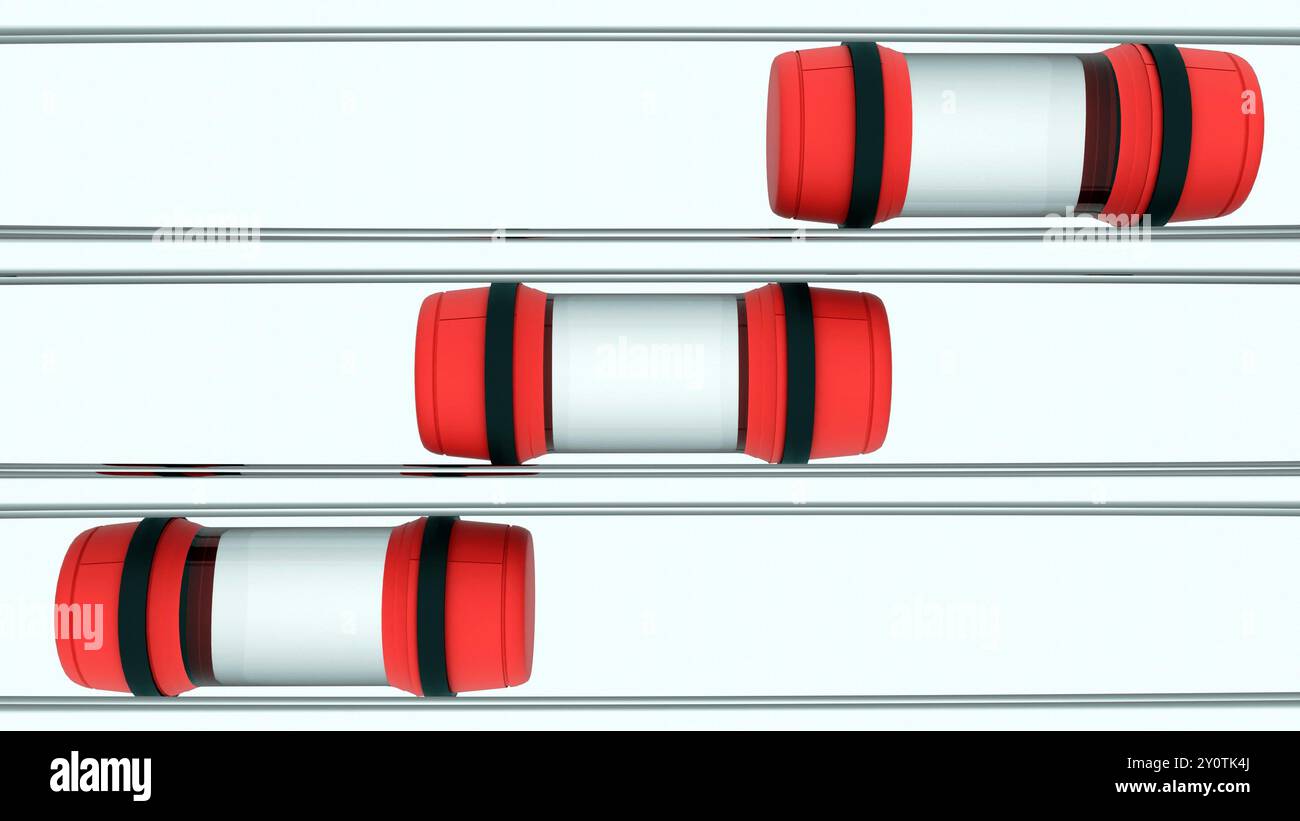 3d rendering of Pneumatic tubes, also known as pneumatic tube transport ...