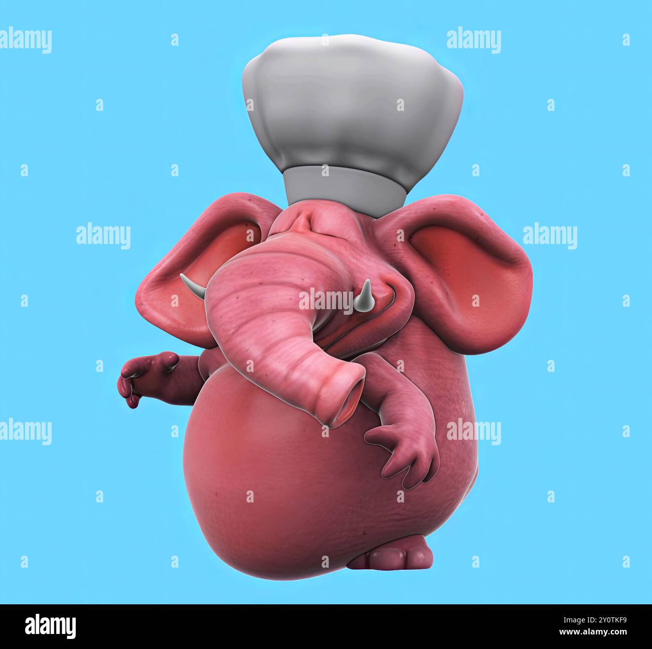 Fun Elephant talking Stock Photo - Alamy