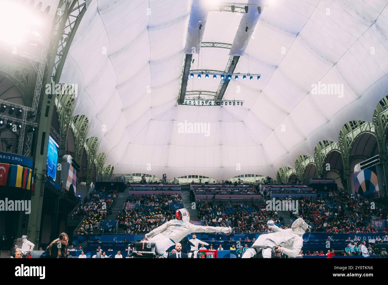 PARIS, FRANCE - SEPTEMBER 03: Overview with Maurice Schmidt (GER) (L ...