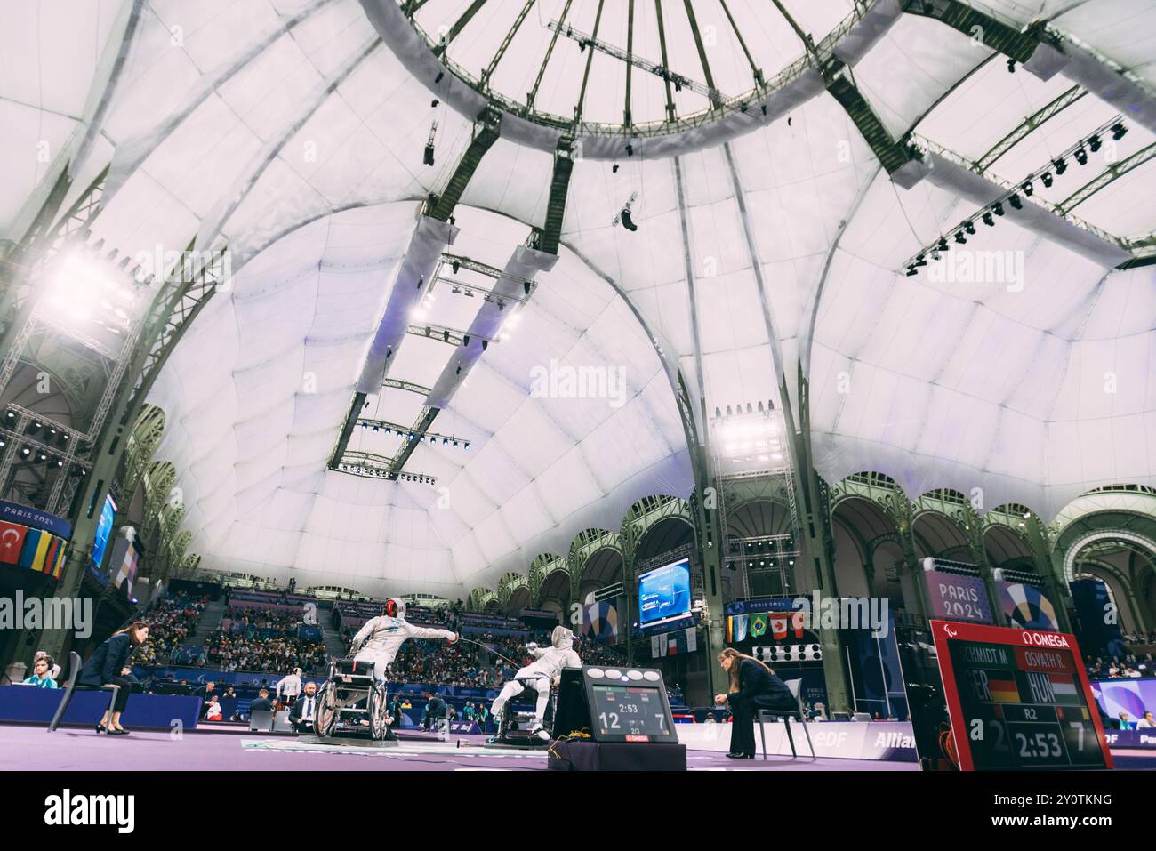 PARIS, FRANCE - SEPTEMBER 03: Overview with Maurice Schmidt (GER) (L ...