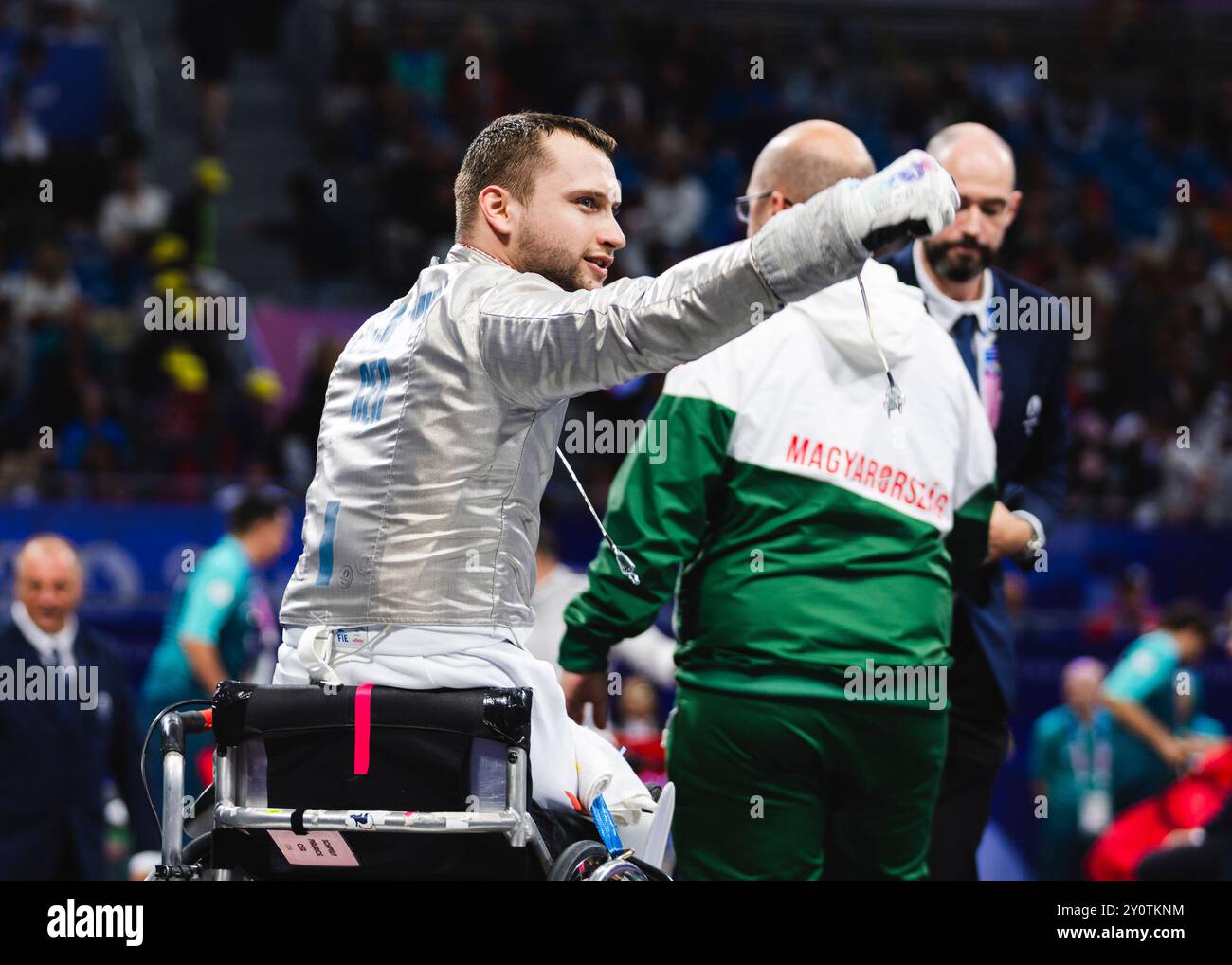 PARIS, FRANCE - SEPTEMBER 03: Maurice Schmidt (GER) celebrates during ...