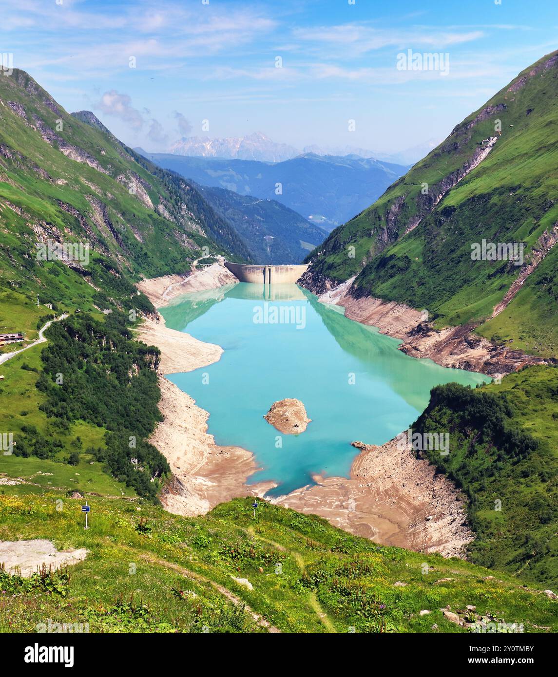Stausee wasserfallboden reservoir kaprun hi-res stock photography and ...