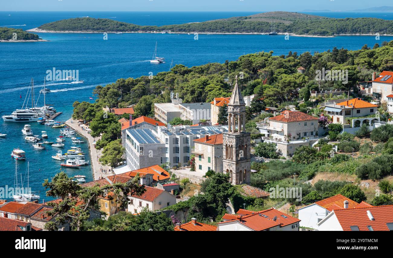 Hvar island croatia aerial hi-res stock photography and images - Alamy