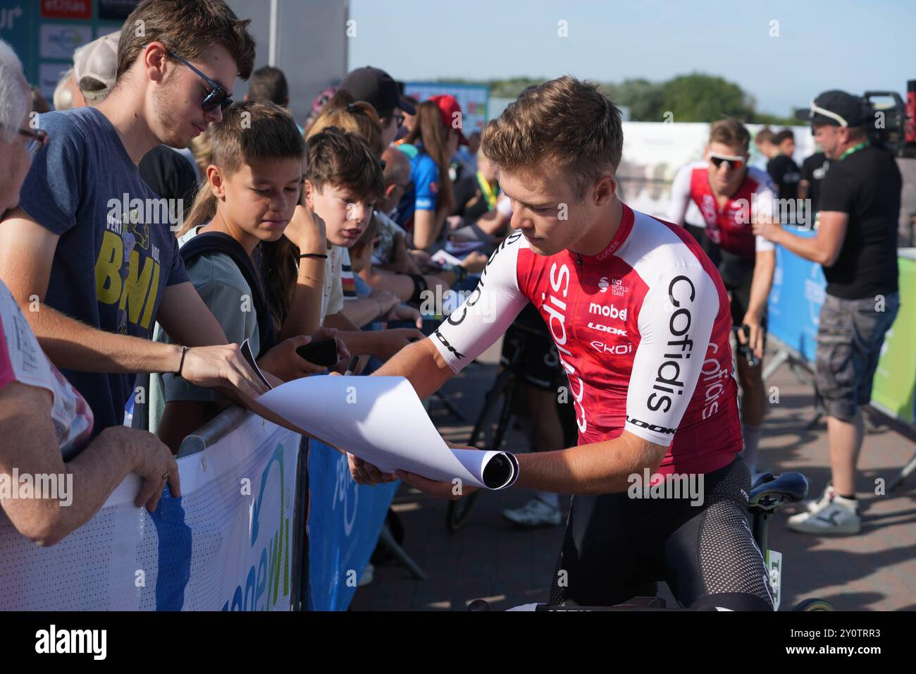 ZINGLE Axel during the Renewi Tour 2024, Stage 3, Blankenberge ...