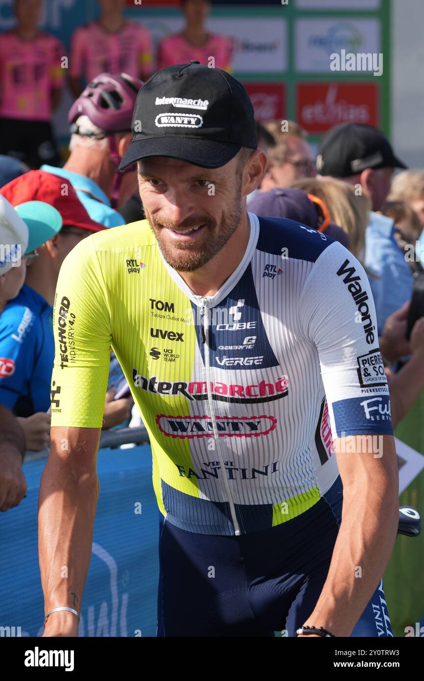 PETIT Adrien during the Renewi Tour 2024, Stage 3, Blankenberge ...