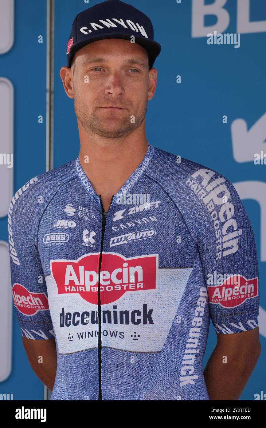 Alpecin - Deceuninck during the Renewi Tour 2024, Stage 3, Blankenberge ...