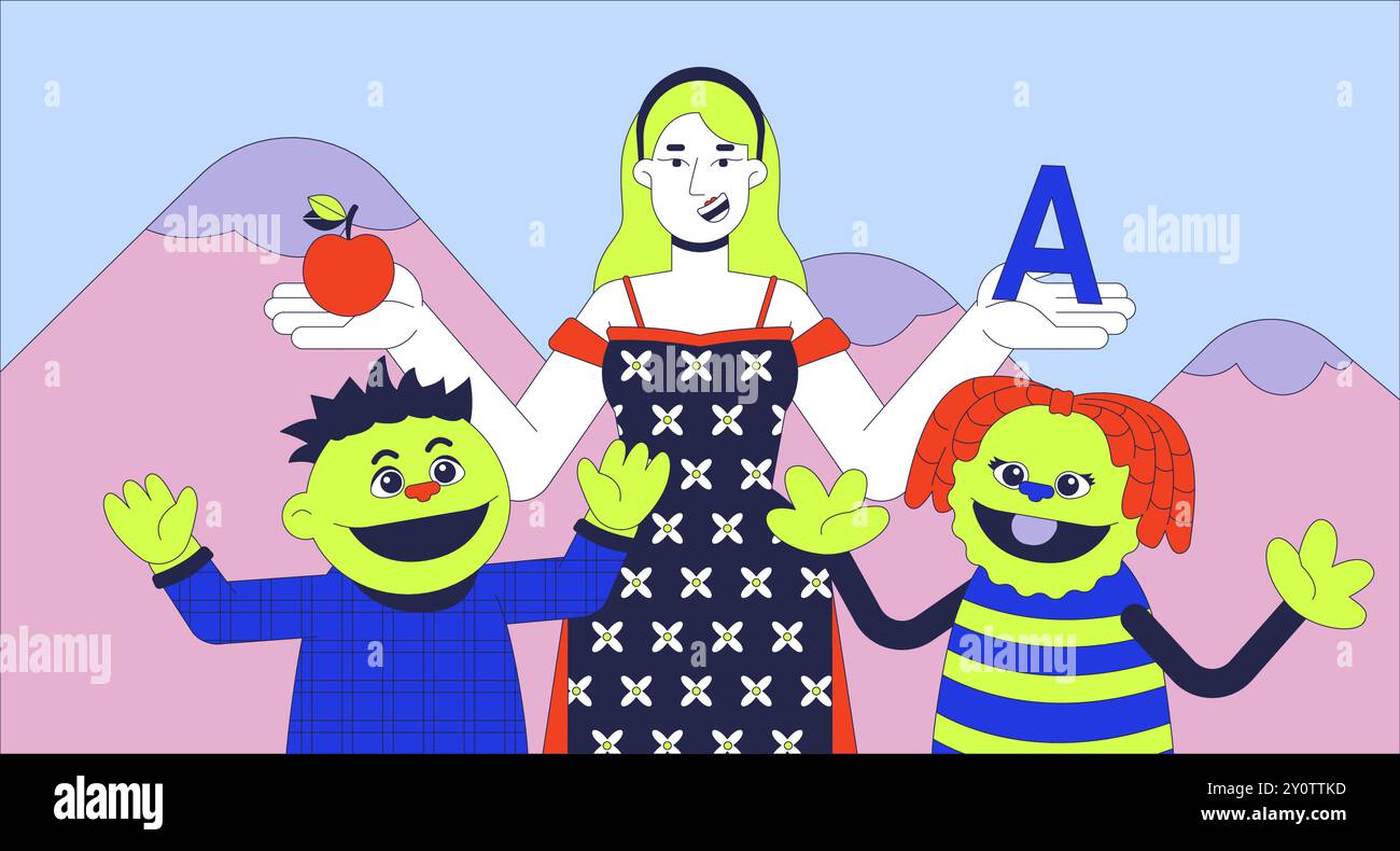 Educational tv show Stock Vector Images - Alamy