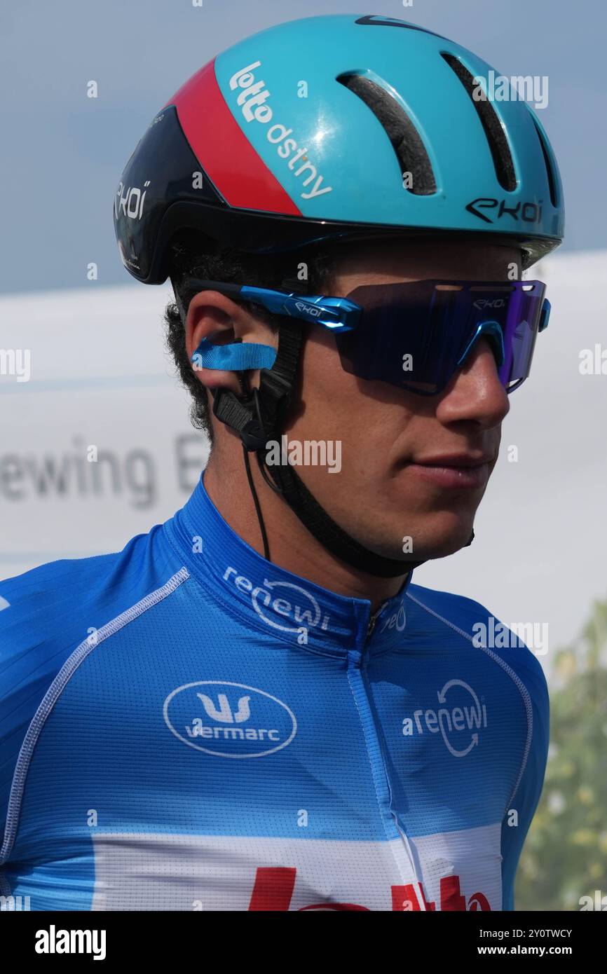 Alec Segaert during the Renewi Tour 2024, Stage 3, Blankenberge ...