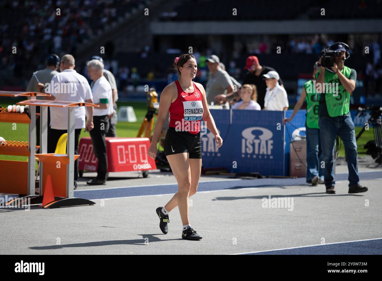 Berlin, Germany. 01rd Sep, 2024.Athletics, Meeting, ISTAF: Discus Throw ...