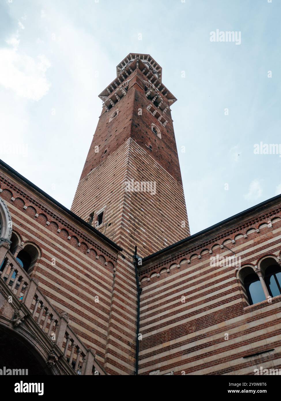 The towering brick structure showcases intricate designs and elegant ...