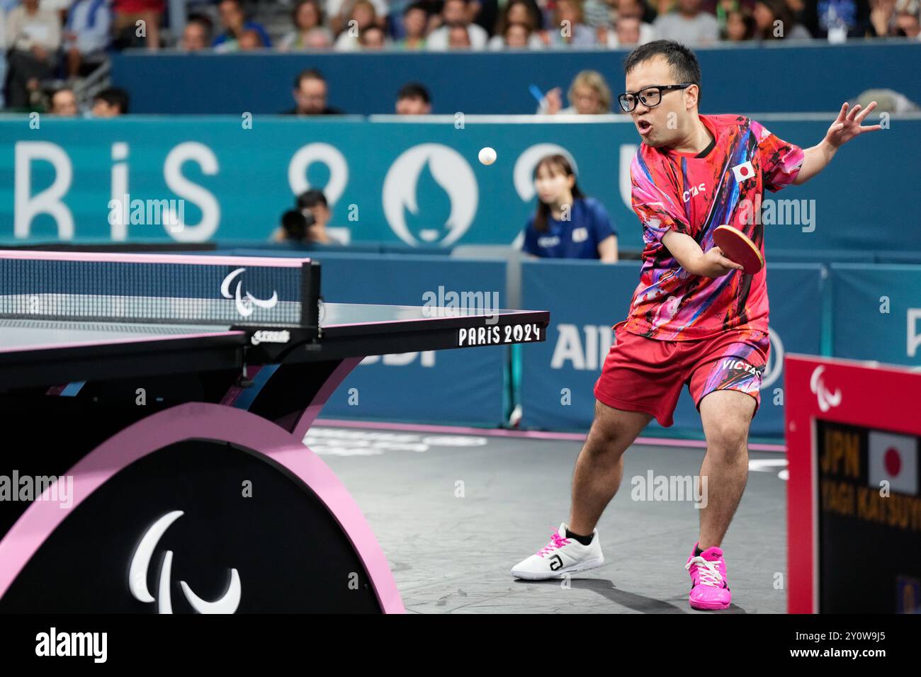 Paris, France. 3rd Sep, 2024. Katsuyoshi Yagi (JPN) Table Tennis : Men ...