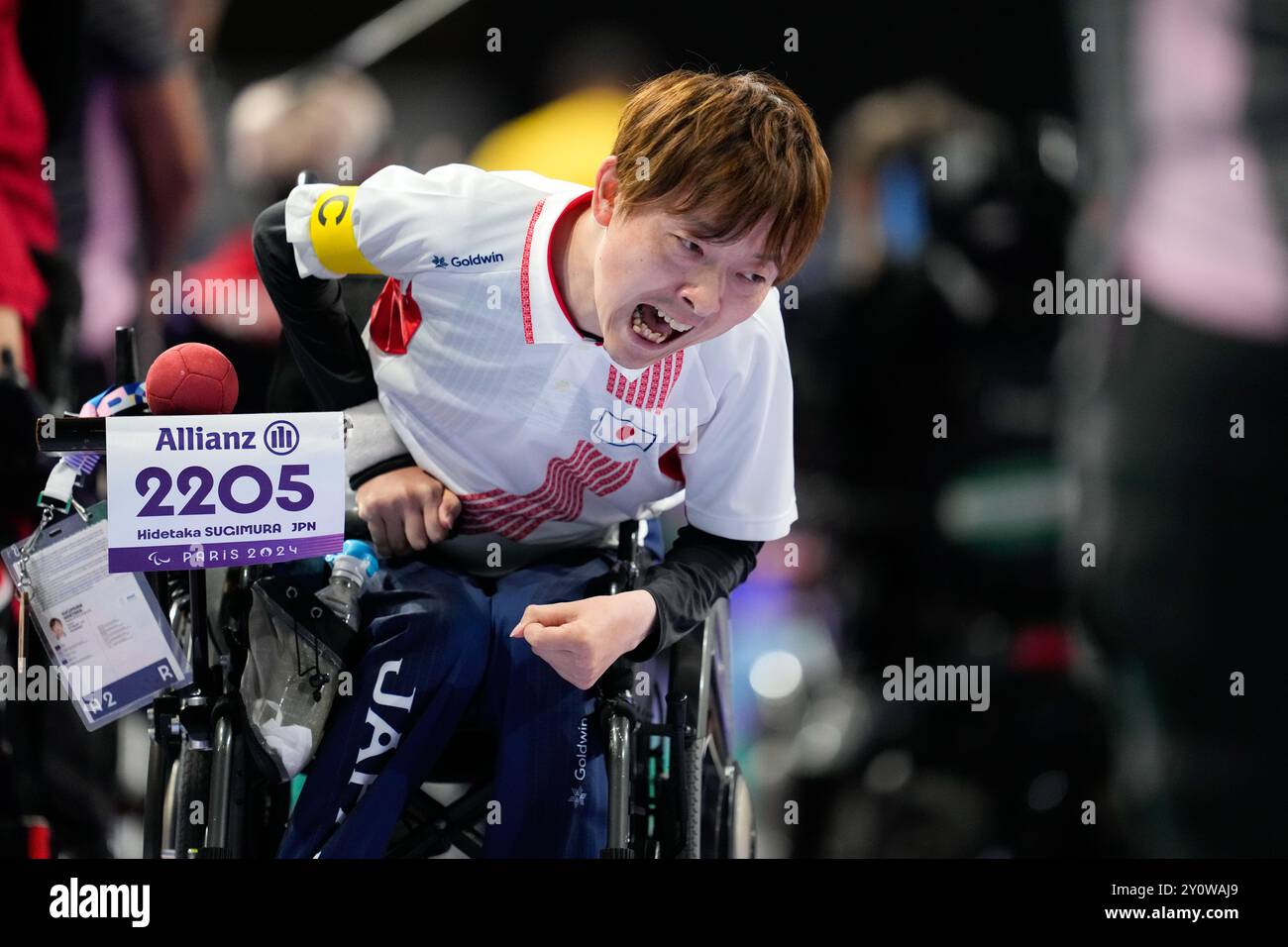 Paris, France. 3rd Sep, 2024. Hidetaka Sugimura (JPN) Boccia : Mixed ...