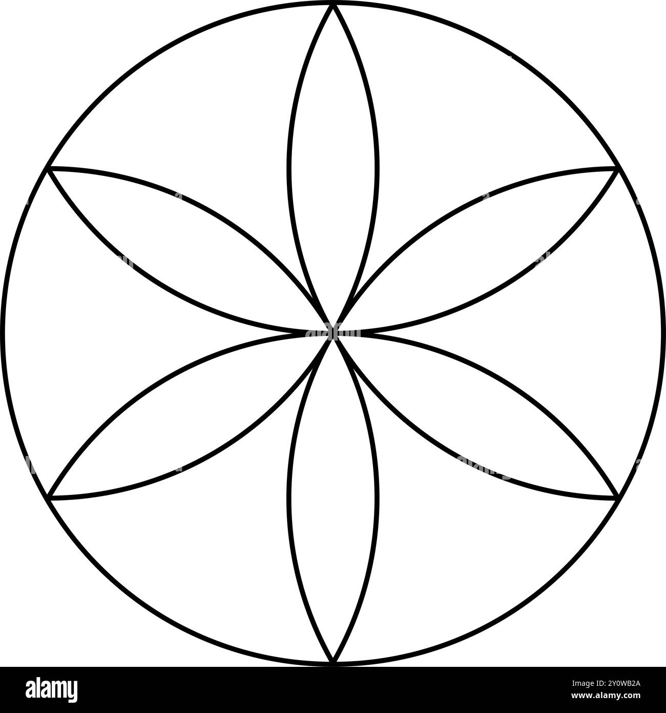 Sacred geometry white symbol hi-res stock photography and images - Alamy