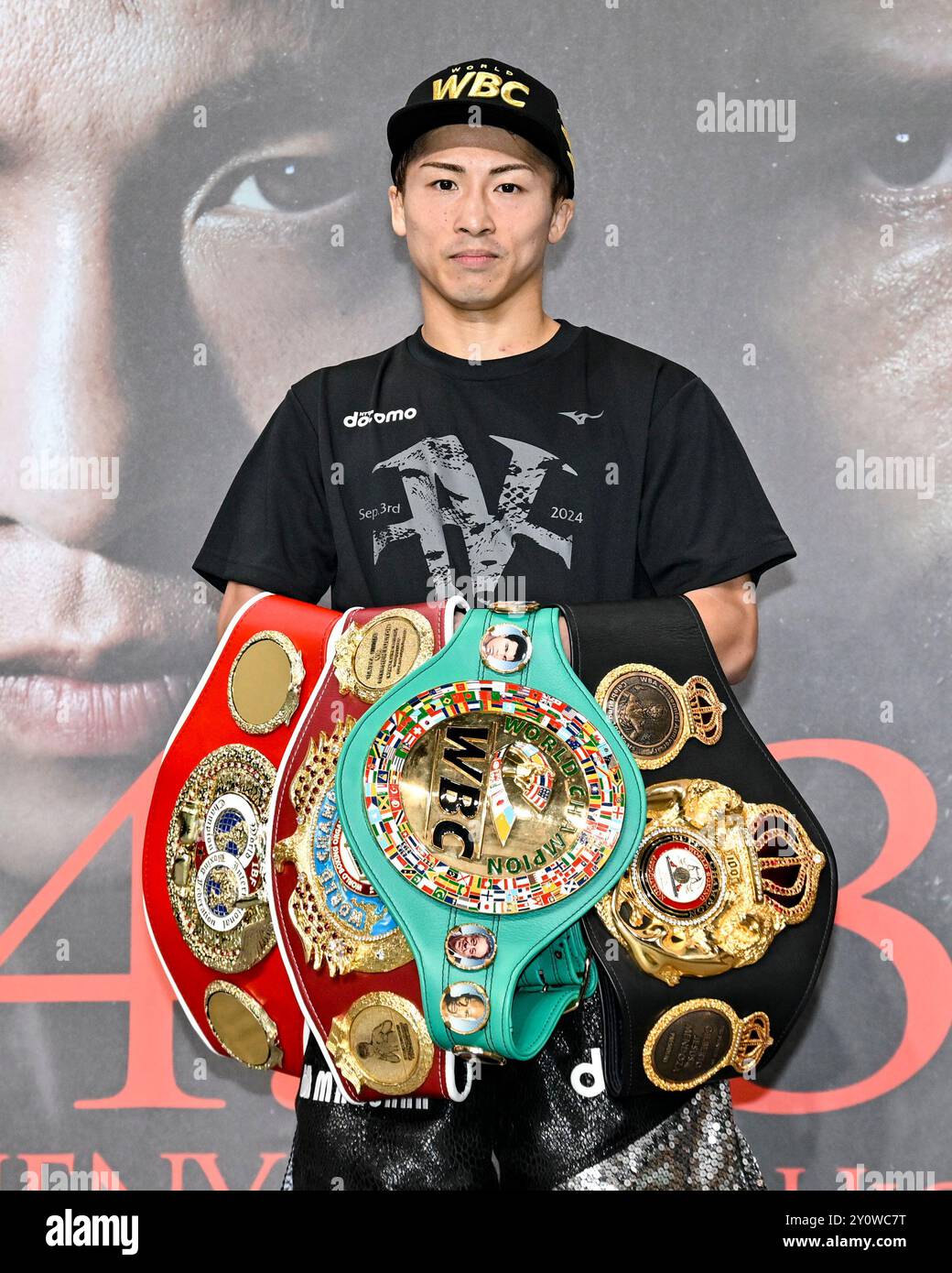 Champion Naoya Inoue Naoya of Japan won the IBF-WBA-WBC-WBO super-bantamweight title boxing bout ...